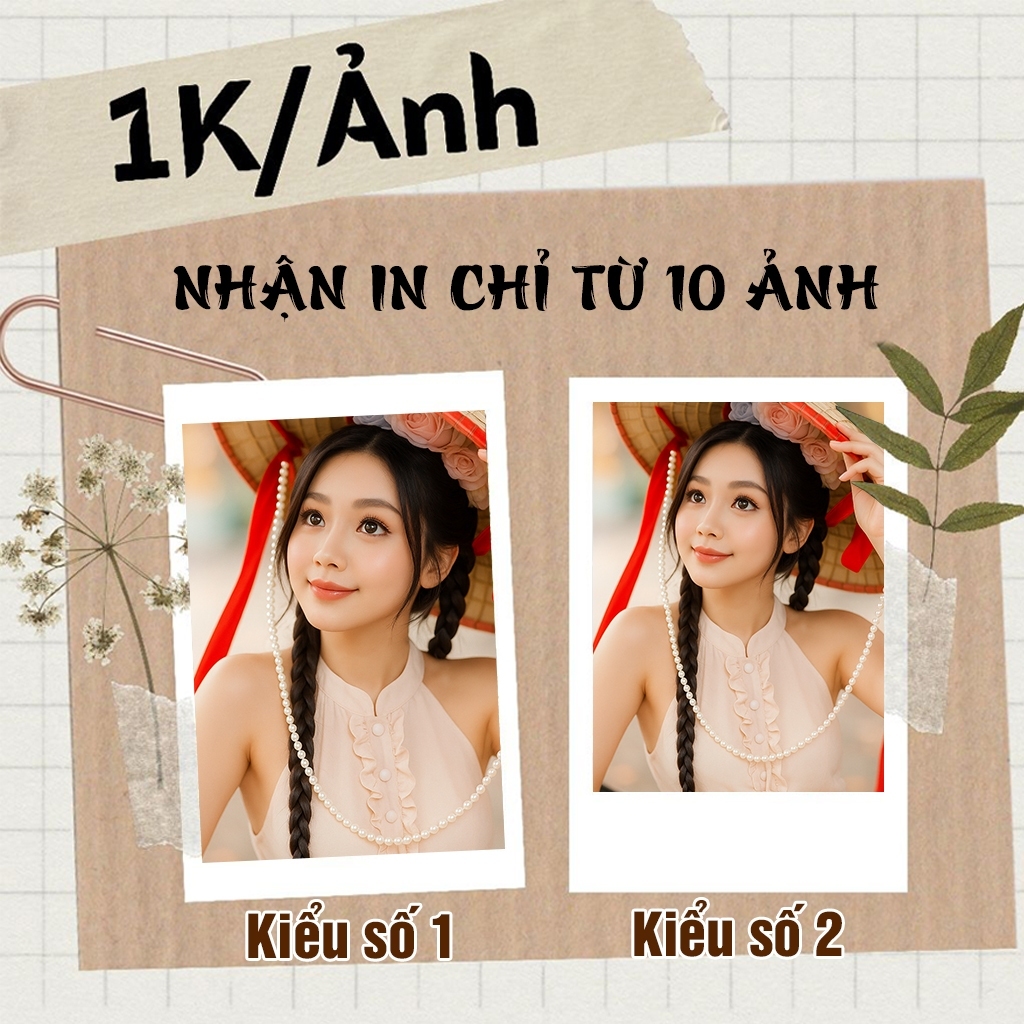 combo 10 tấm ảnh 10k, In ảnh theo yêu cầu 1k/tấm (nhận in từ 10 tấm ...