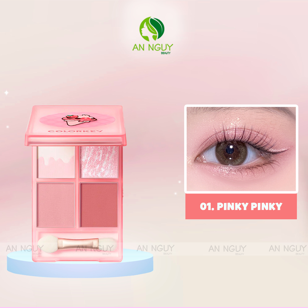 Bảng Phấn Mắt 4 Ô Colorkey Four Color Eyeshadow Raw Chocolate 4g ...
