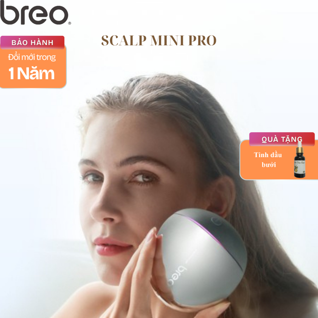 Máy Massage Da Đầu BREO SCALP MINI PRO - Kích Thích Mọc Tóc Với Tia ...