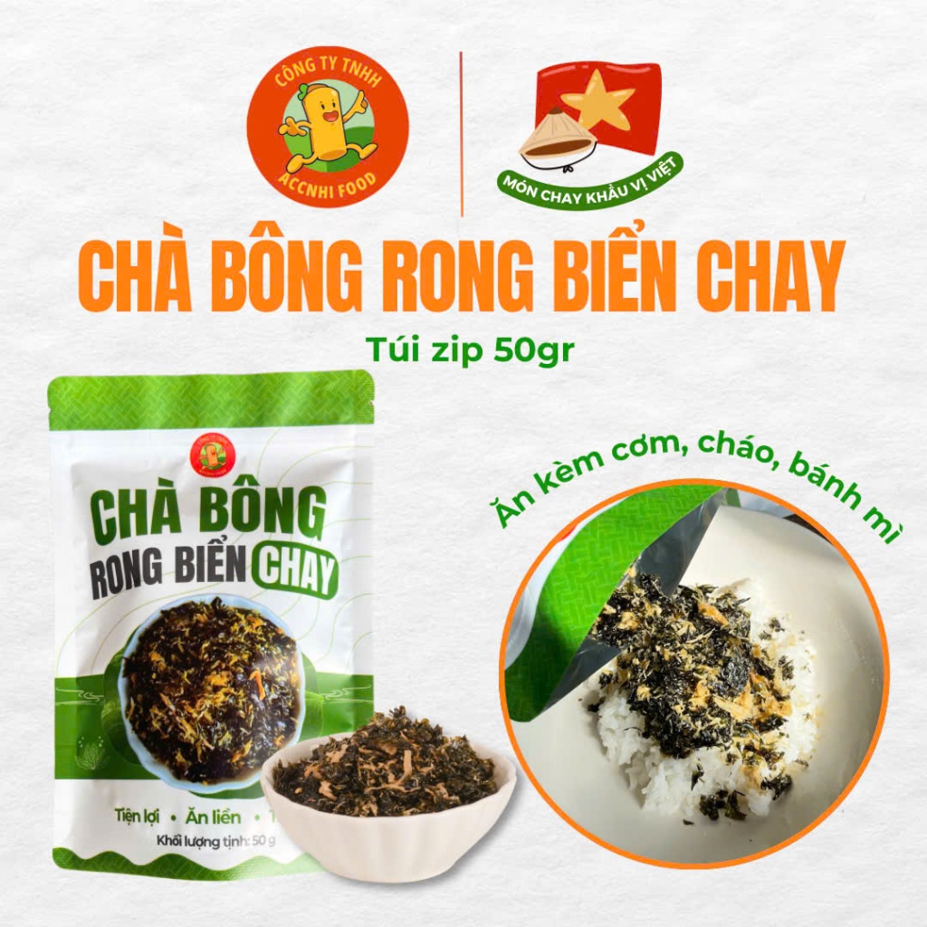 TÚI CHÀ BÔNG RONG BIỂN CHAY 50gr - Accnhi Food | Shopee Việt Nam