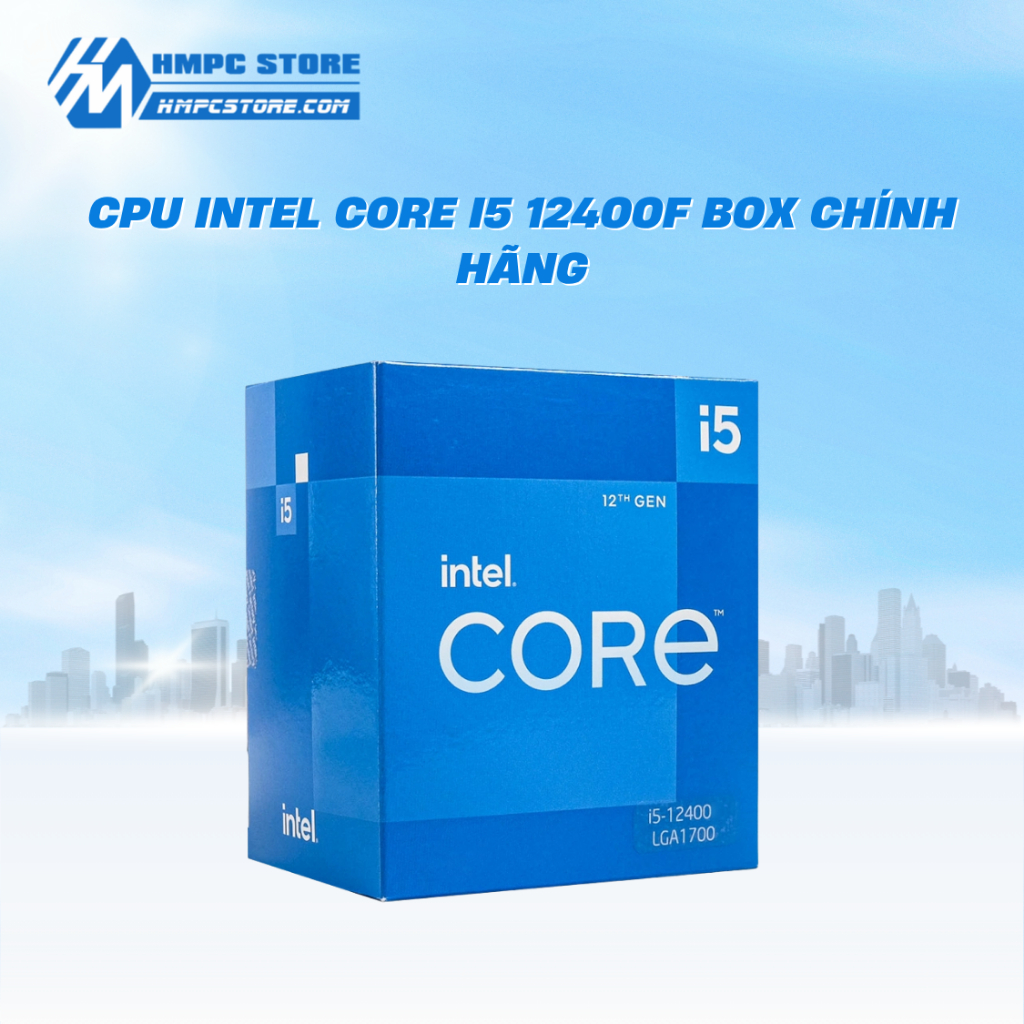 CPU Intel Core i5 12400F Box chính hãng | Shopee Việt Nam