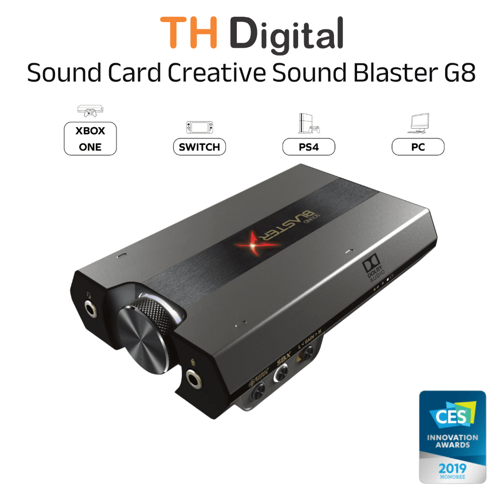 Sound Card Creative Sound BlasterX G6 Hàng chính hãng | Shopee Việt Nam