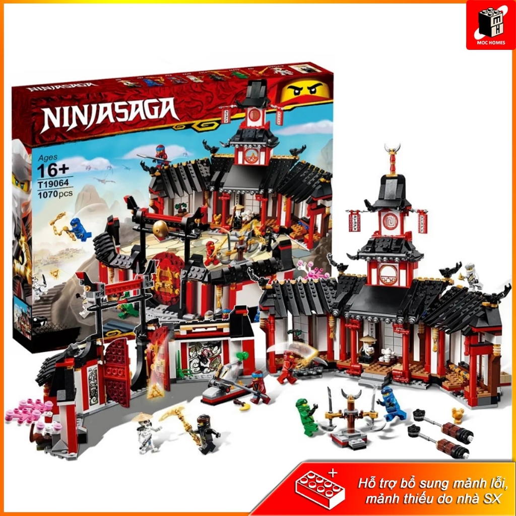 [Mũ lồng nhựa] Đồ chơi mô hình Ninja tu viện của các bậc thầy nguyên tố ...