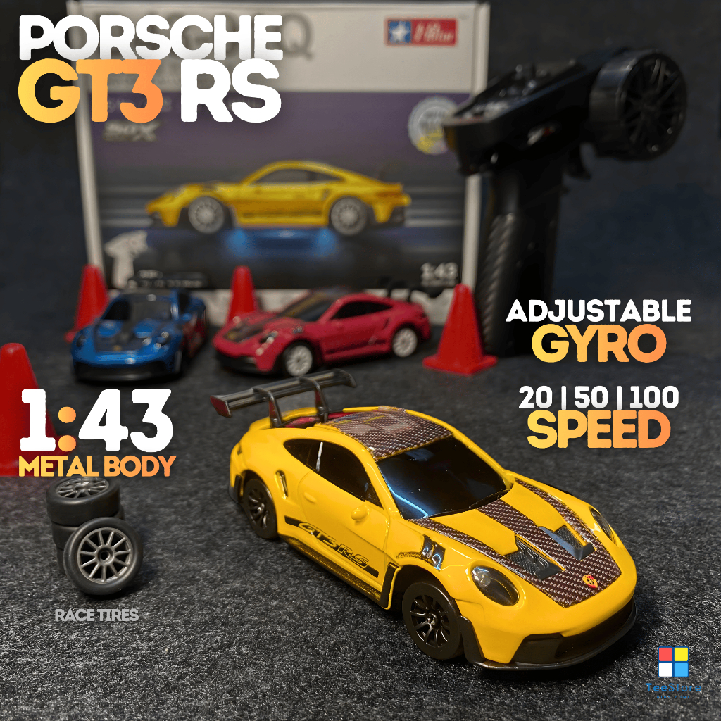 [Mini Drift] Xe điều khiển từ xa dirft Porsche 911 & Nissan GTR tỉ lệ 1 ...