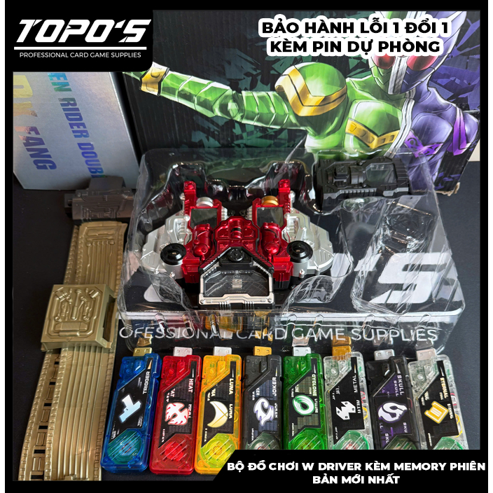 [W DRIVER] Bộ đai lưng biến hình W Driver của Kamenrider W DX Bootleg ...