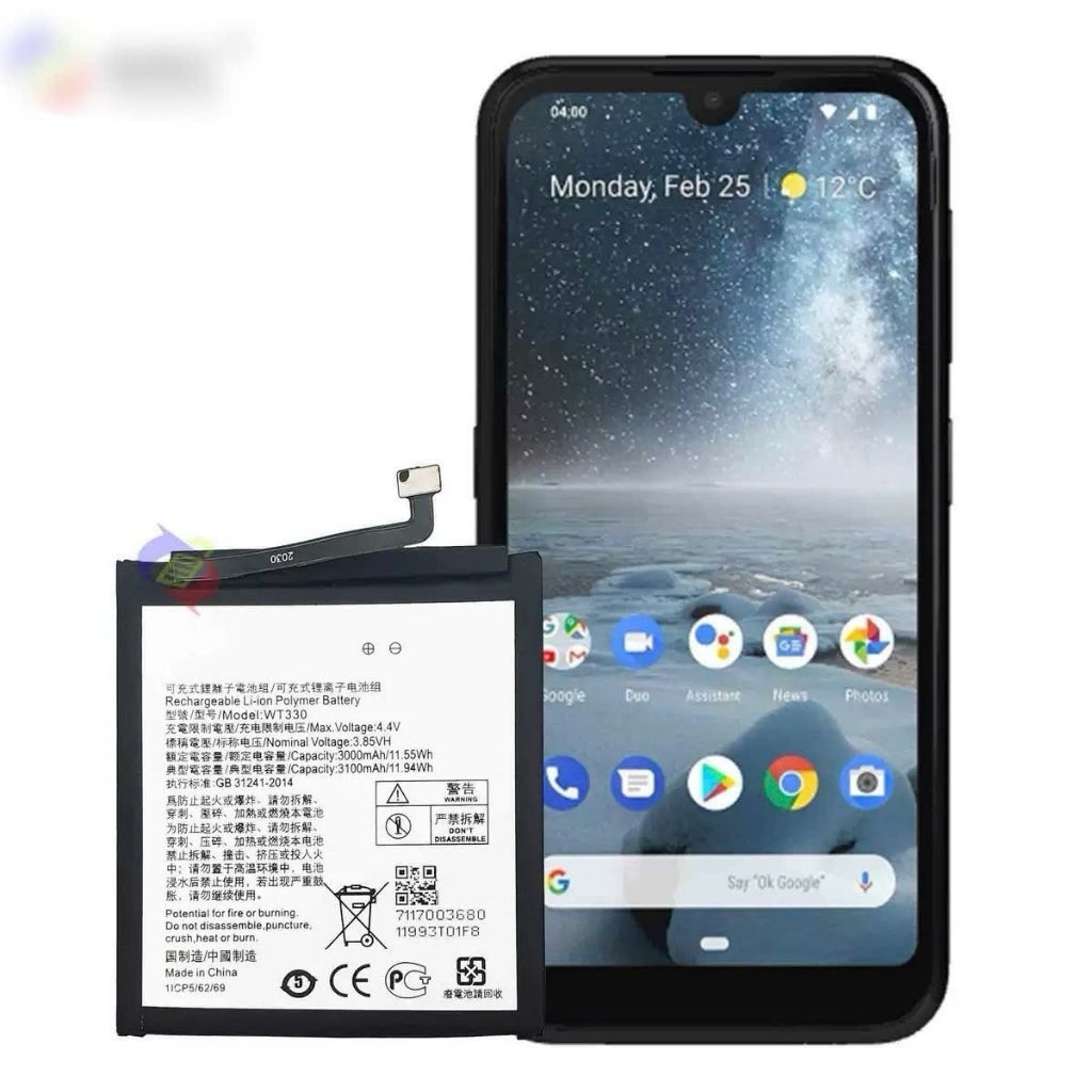 Pin xịn cho máy Nokia 4.2 WT330 dung lượng 3100mah bảo hành lỗi đổi mới ...