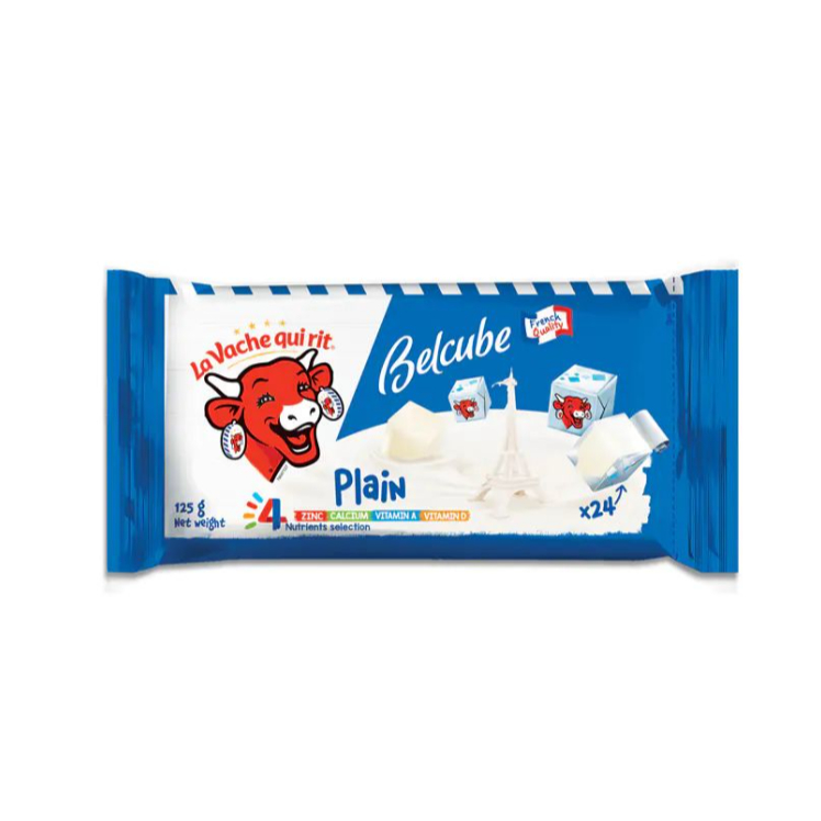 Phô mai Con Bò Cười Belcubes Plain, 125g | Shopee Việt Nam