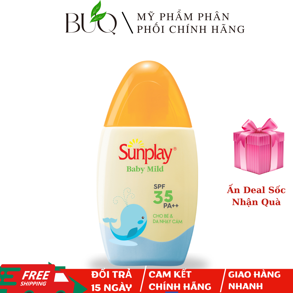 Sữa Chống Nắng Cho Em Bé Và Da Nhạy Cảm Sunplay Baby Mild Spf 35, Pa++ ...