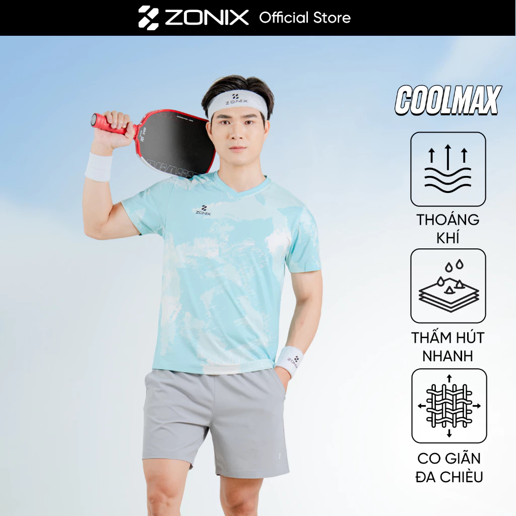 Áo Thể Thao Nam Pickle Ball, Tennis, Cầu Lông Coolmax Thoáng Khí Vượt ...