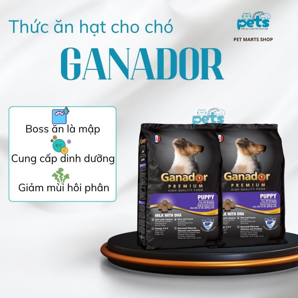 THỨC ĂN DÀNH CHO CHÓ CON VỊ SỮA GANDOR DHA 3kg | Shopee Việt Nam