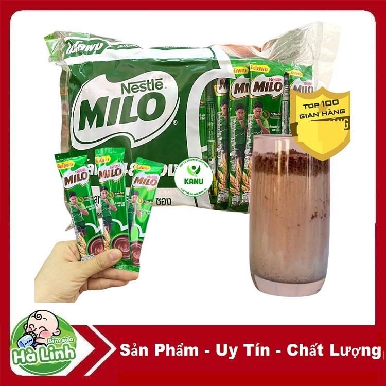 [Hàng hot hit] 1 Bịch MILO bột 48 gói nhỏ, sữa milo, milo thái, sữa ...