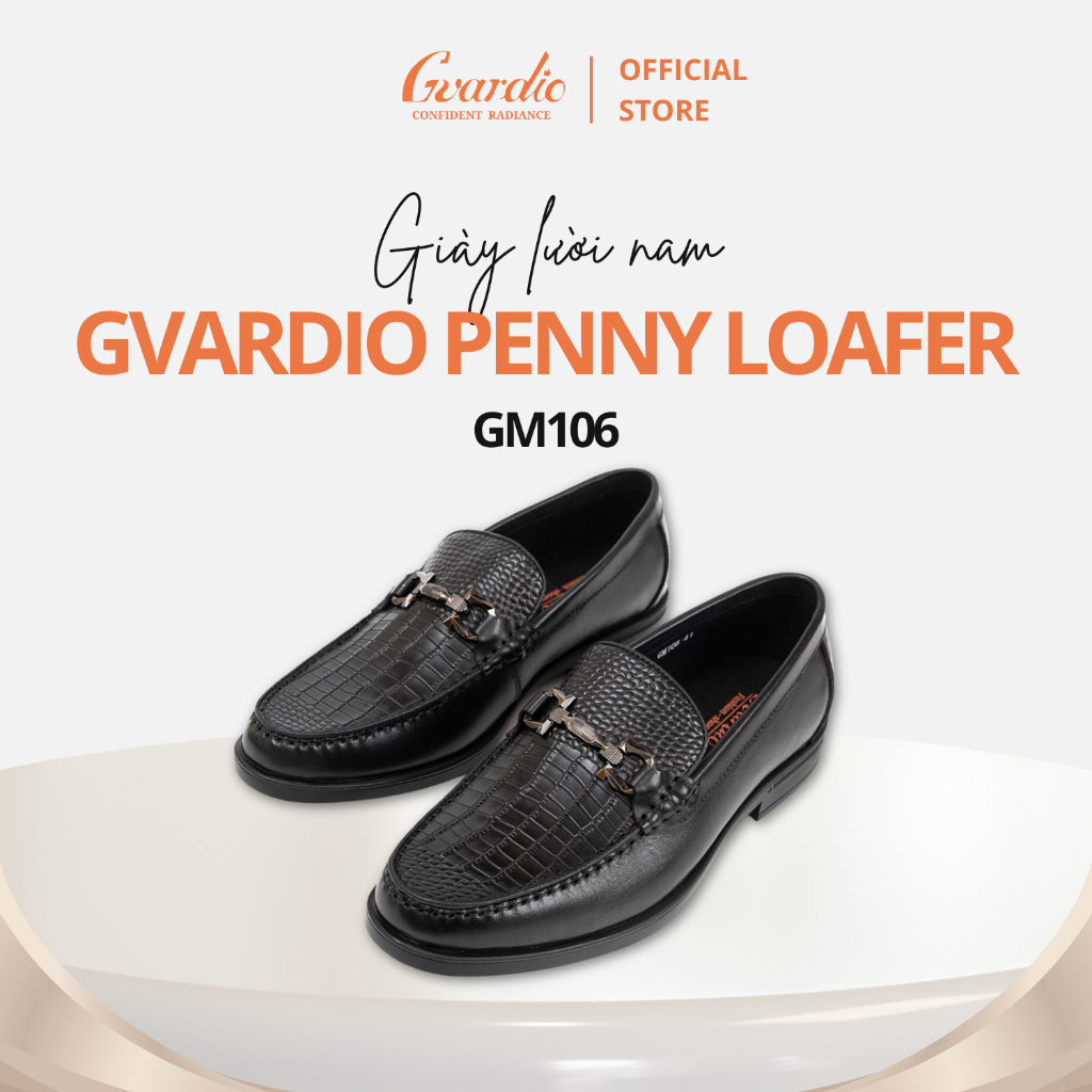 Giày Lười Cao Cấp Gvardio Gvardio Penny Loafer GM106 Chất Liệu Da Bò Đế ...