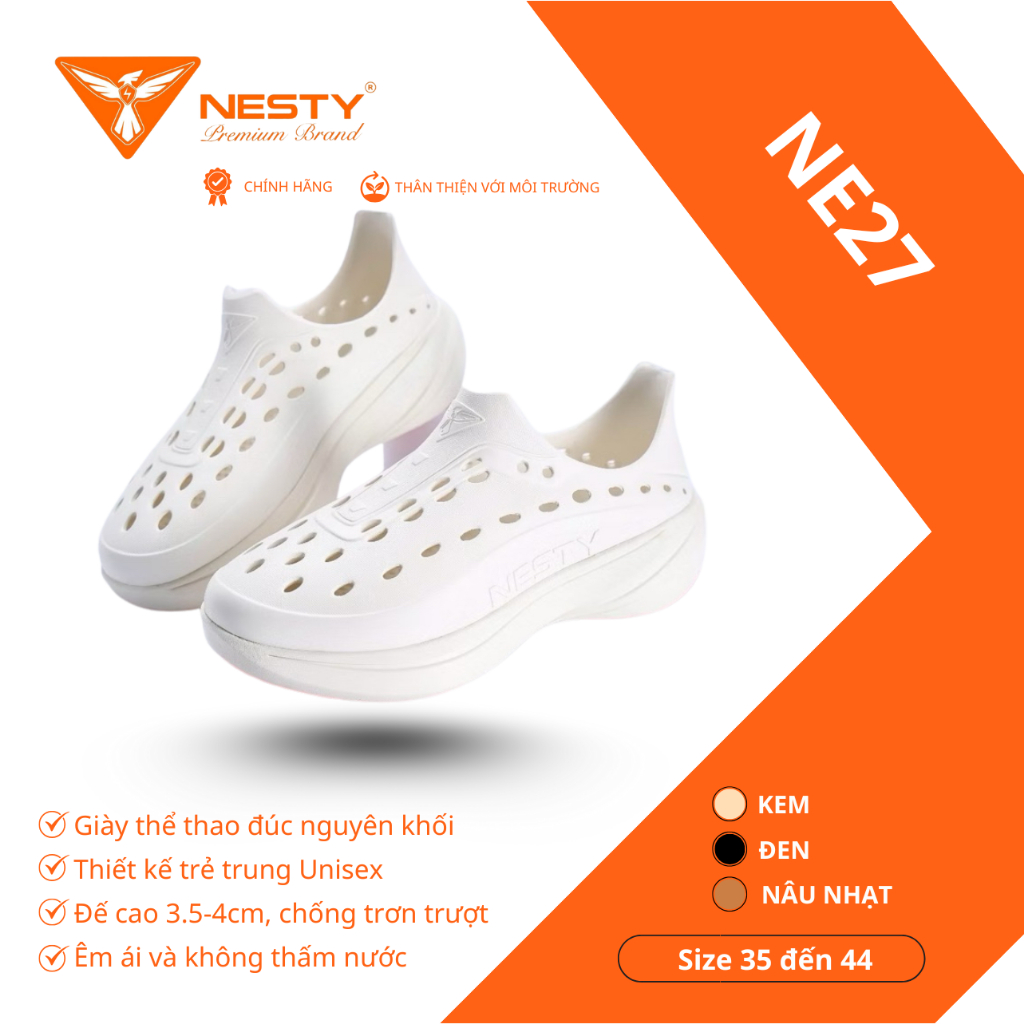 [NE27] GIÀY THỂ THAO ĐÚC NGUYÊN KHỐI UNISEX Siêu Nhẹ - Thời Trang & Êm ...