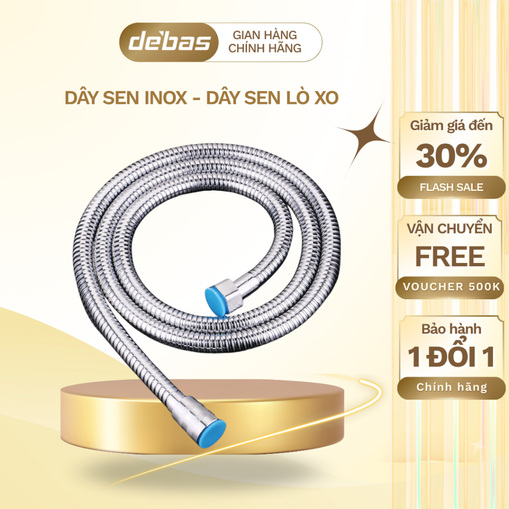 Dây sen tắm inox dây sen co giãn chống xoắn đứt ốc đồng lo xo cao cấp ...