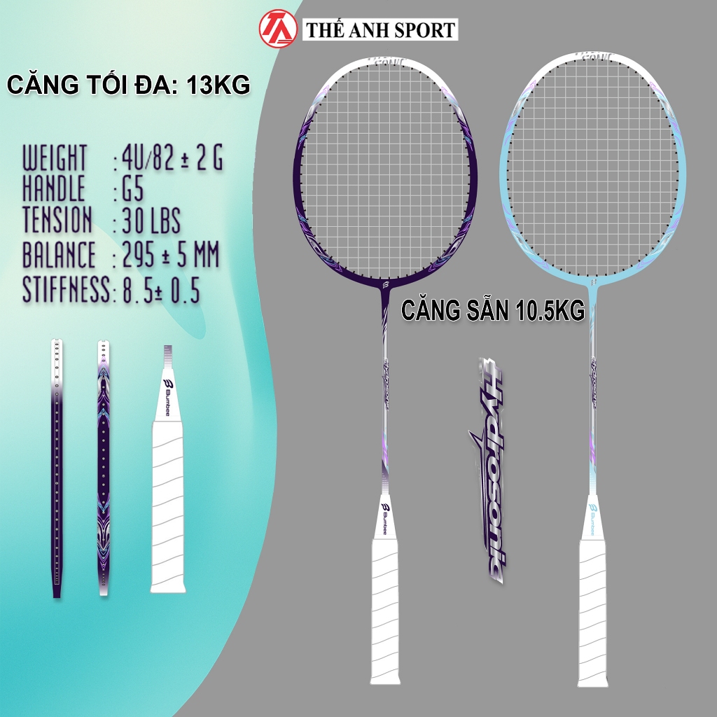 Vợt Cầu Lông Bumbee Hydrosonic 4U – Căng Sẵn Cước, Công Thủ Toàn Diện ...