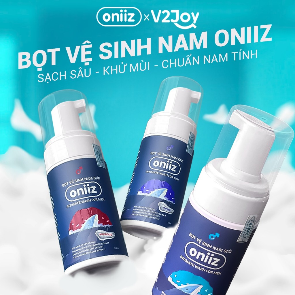 Bọt vệ sinh nam giới Oniiz Dung dịch vệ sinh tạo bọt 100ml - V2Joy ...