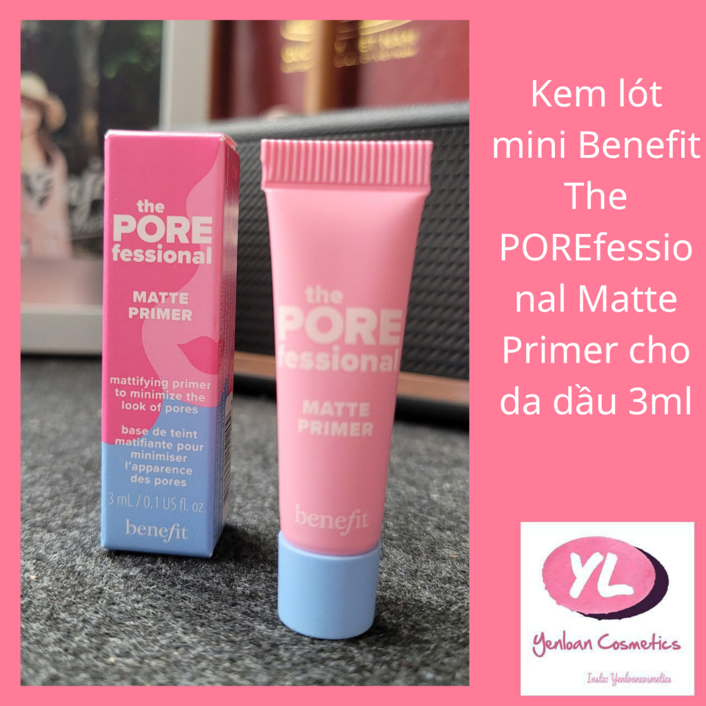 Kem lót mini Benefit The POREfessional Matte Primer cho da dầu 3ml ...