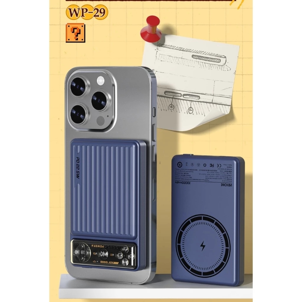 [Top Value]Cục Tích Điện không dây Wekome WP-29 10000mAh Sạc Wireless ...