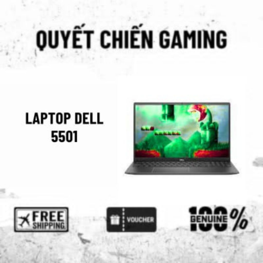 Laptop học sinh Dell Latitude 5501 i5-9400H 8GB DDR4 256GB MH 15.6 inch ...