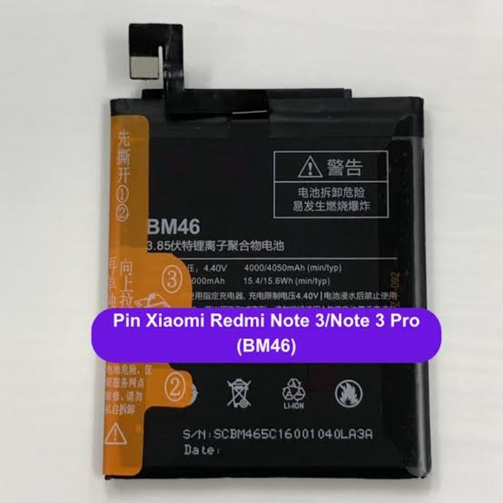 Pin Xiaomi BM46 / Redmi Note 3 (Zin Cty) | Shopee Việt Nam