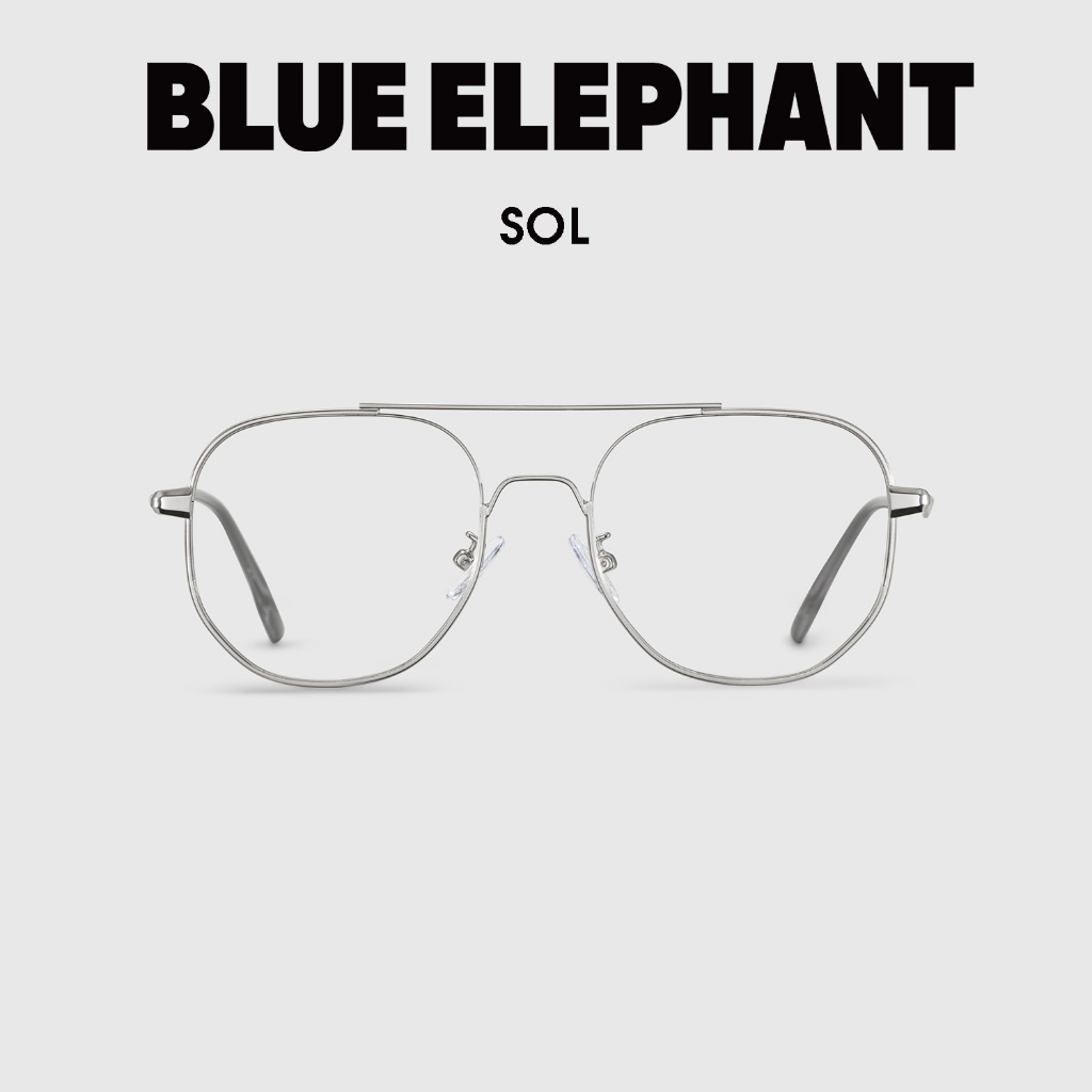 Mắt kính BLUE ELEPHANT - SOL (Matte Silver) | Shopee Việt Nam