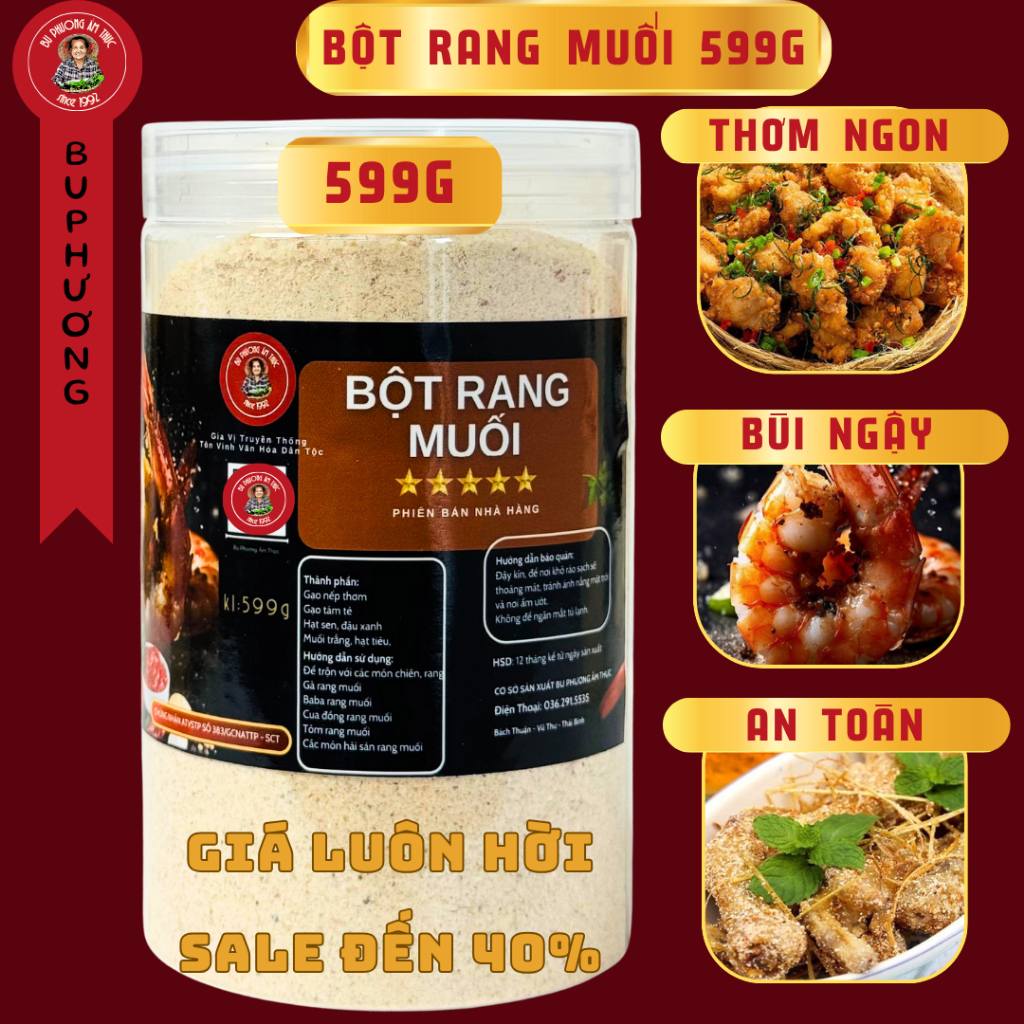 Bôt Rang Muối 599G Thương Hiệu Bu Phương Ẩm Thực - Làm Gà Rang Muối ...