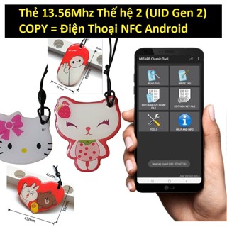 Thẻ Thang Máy Sao Chép Bằng Điện Thoại Android App Miễn Phí - Thẻ UID ...