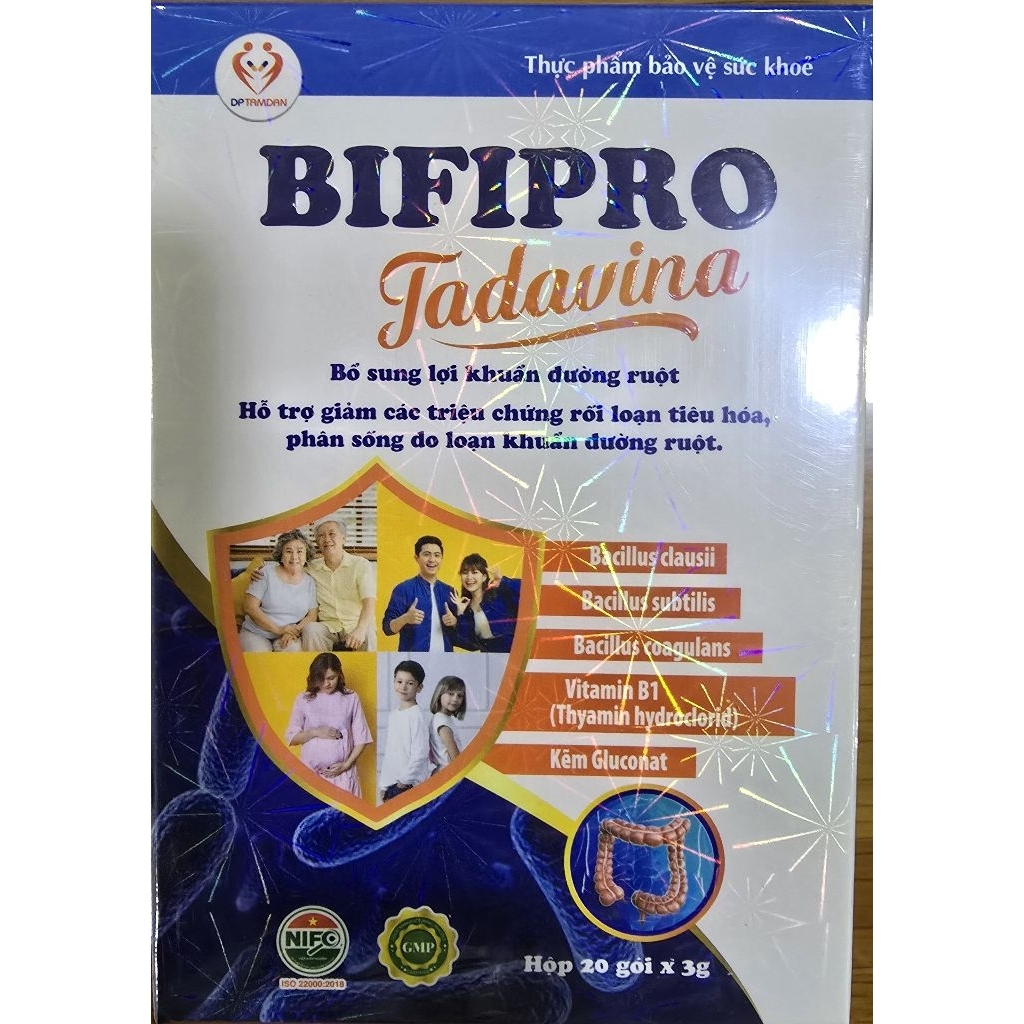 Bổ sung lợi khuẩn đường ruột BIFIPRO Tadavina Hộp 20 gói | Shopee Việt Nam
