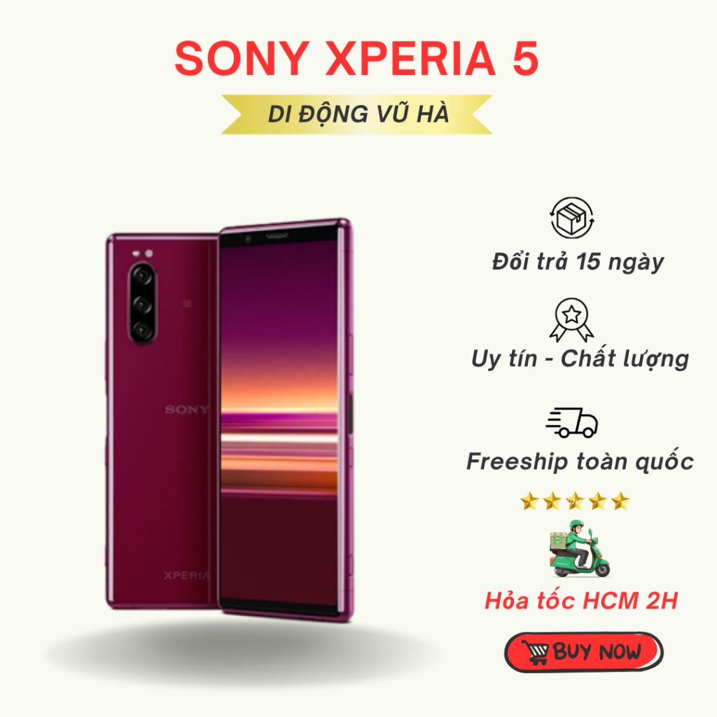 Điện thoại Sony Xperia 5 (Sony X5) 64GB Snap 855 Chiến game cực tốt ...
