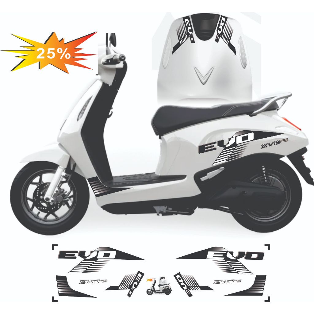 TEM DÁN XE MÁY DIỆN EVO 200 - EVO NEW - EVO GRAND MẪU TEM SOC CHỈ CÁCH ...