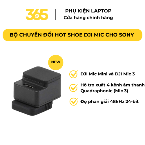 [365] Bộ Chuyển Đổi Hot Shoe DJI Mic Mini Gắn RX Kết Nối Với Máy Ảnh ...