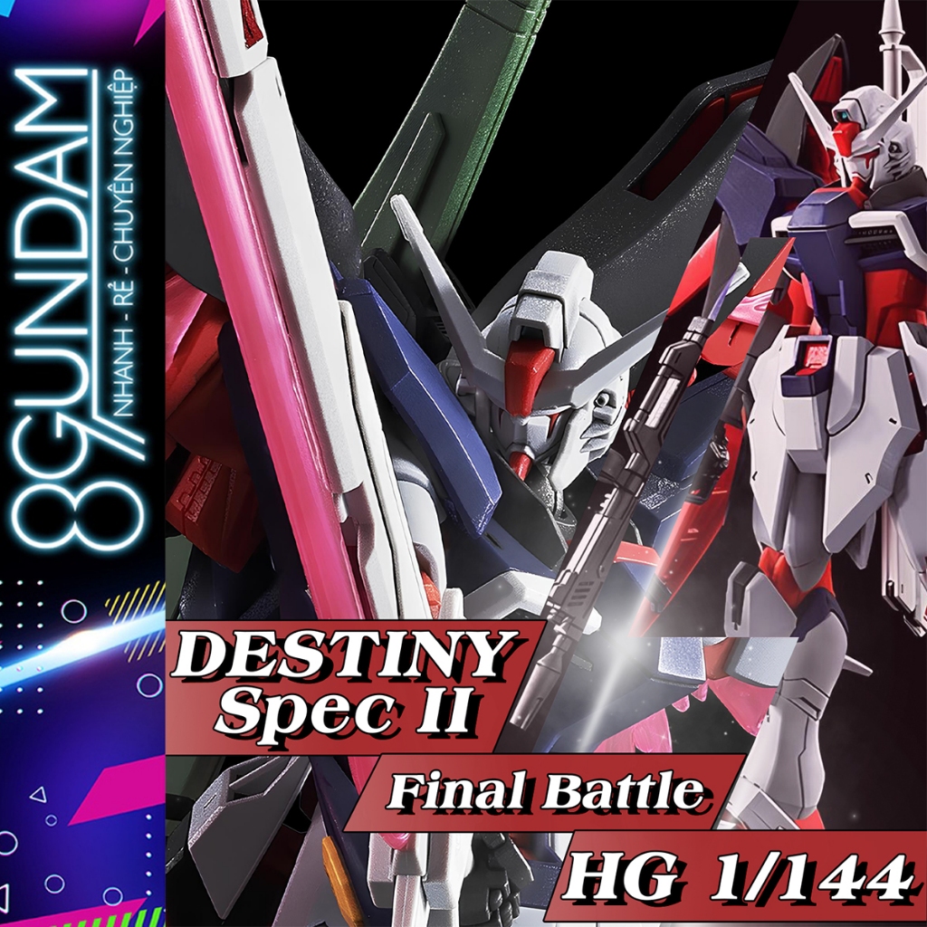 [CÓ SẴN] Mô Hình Lắp Ráp HG Destiny Fighter Spec II Final Battle ...