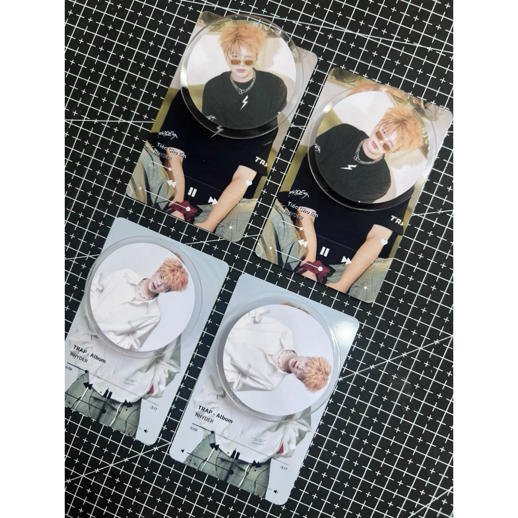 Card RHYDER NFC đĩa nhạc The First Album TRAP | Shopee Việt Nam