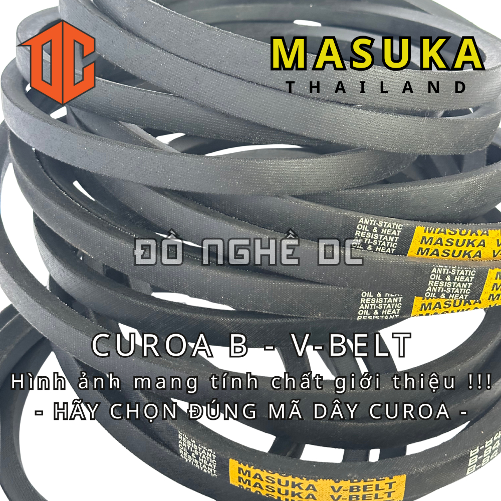 Dây curoa thường kiểu B50 B51 B52 B53 B54 B55 B56 B57 B58 B59 B60 B61 ...