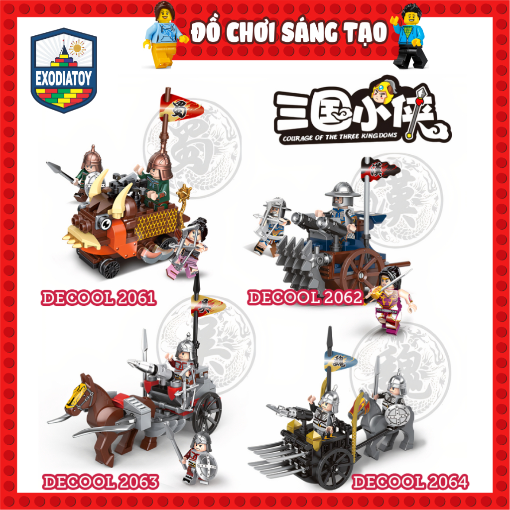 Mô hình Three Kingdoms các chiến xa trong Tam Quốc Diễn Nghĩa - Đồ Chơi Láp Ghép Sáng Tạo ...