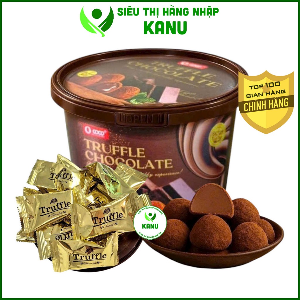 Socola tươi nama Coco Truffle Chocolate hộp 160g, sô cô la ngon ...