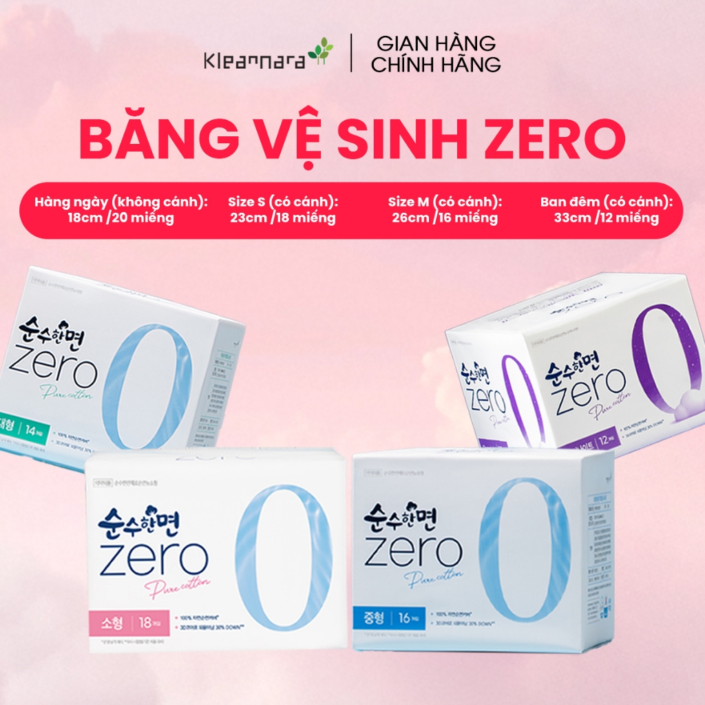 Băng Vệ Sinh KleanNara Soonsoohanmyeon Zero Hàn Quốc, siêu mềm mại ...