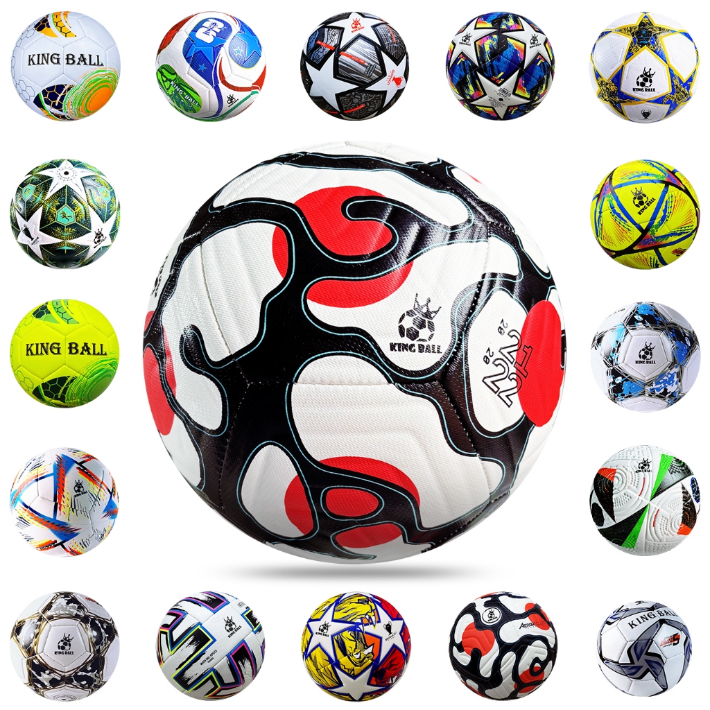 Quả Bóng Đá Ngoại Hạng Chính Hãng King Ball Số 3 4 5 Trái Banh Da Trẻ ...