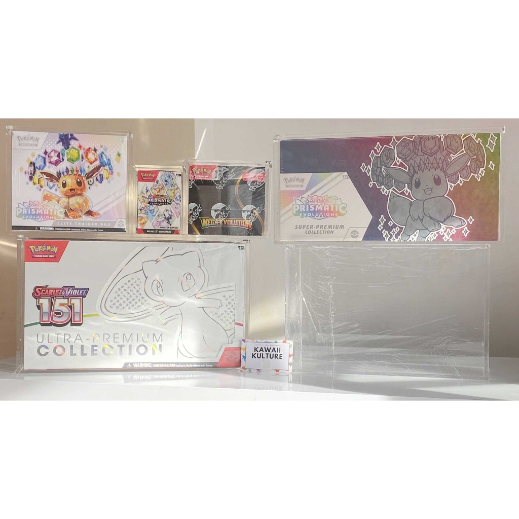 Magnetic Acrylic Case - Hộp nam châm bảo vệ và sưu tầm TCG Pokemon BOX ...