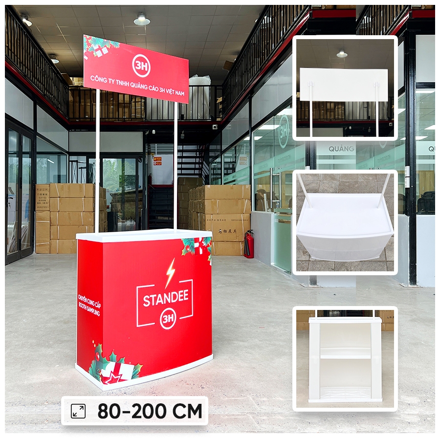 Booth sampling nhựa, Quầy bán hàng di động, Booth quảng cáo | 3H ...
