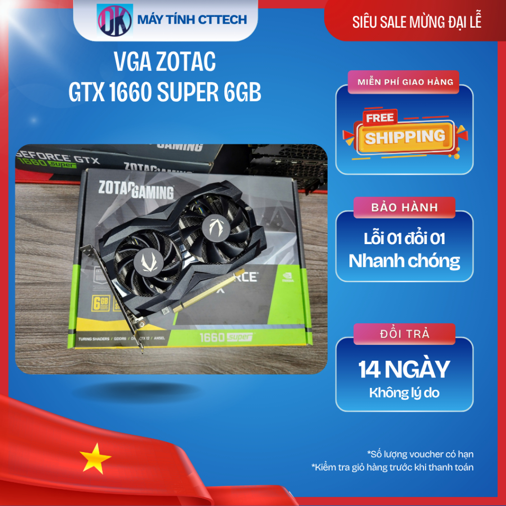 VGA Zotac Gaming GTX 1660S 6GB Full Box | Shopee Việt Nam