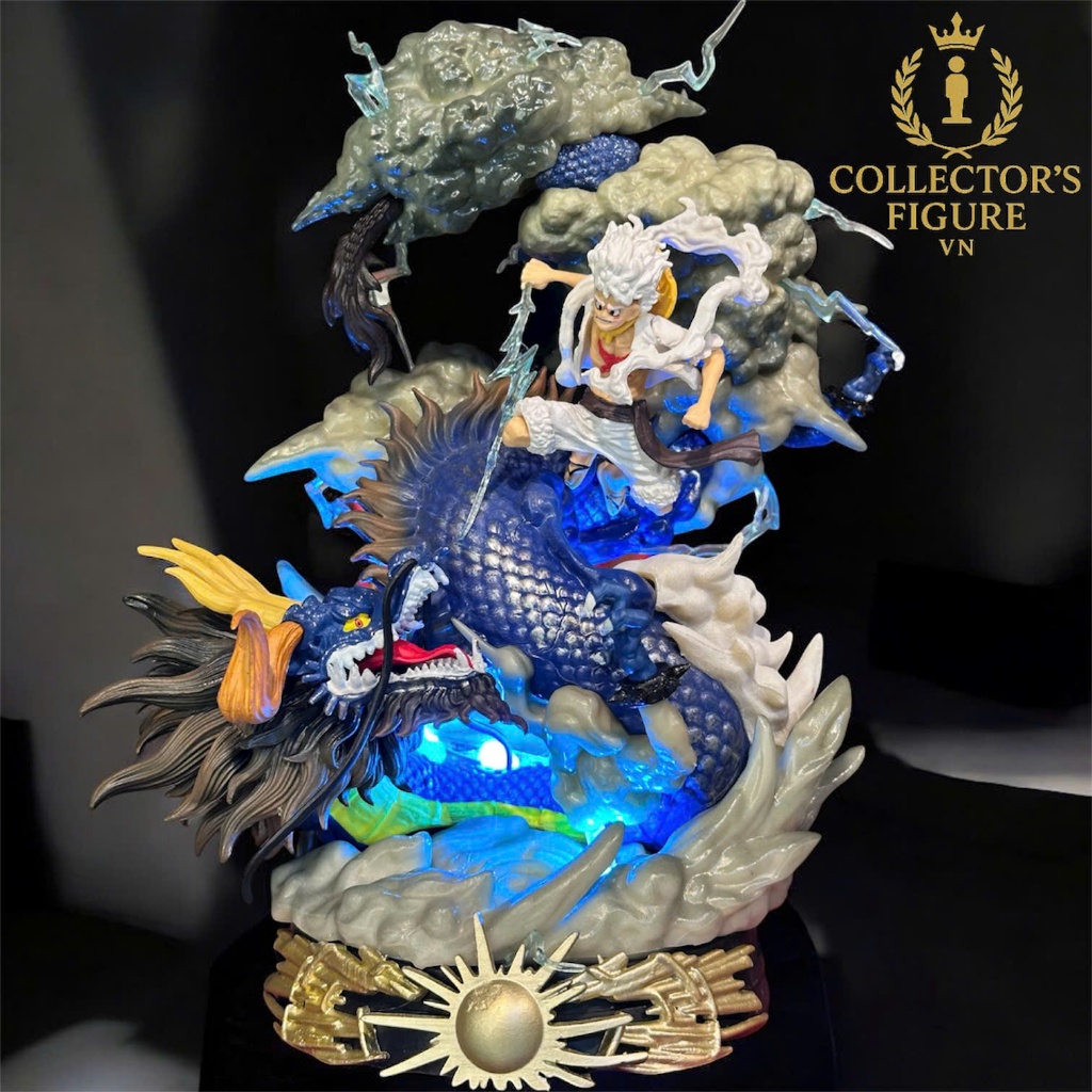 Mô hình OnePiece - (23cm) Luffy G5 tóc trắng Đấm Kaido v3 | Shopee Việt Nam