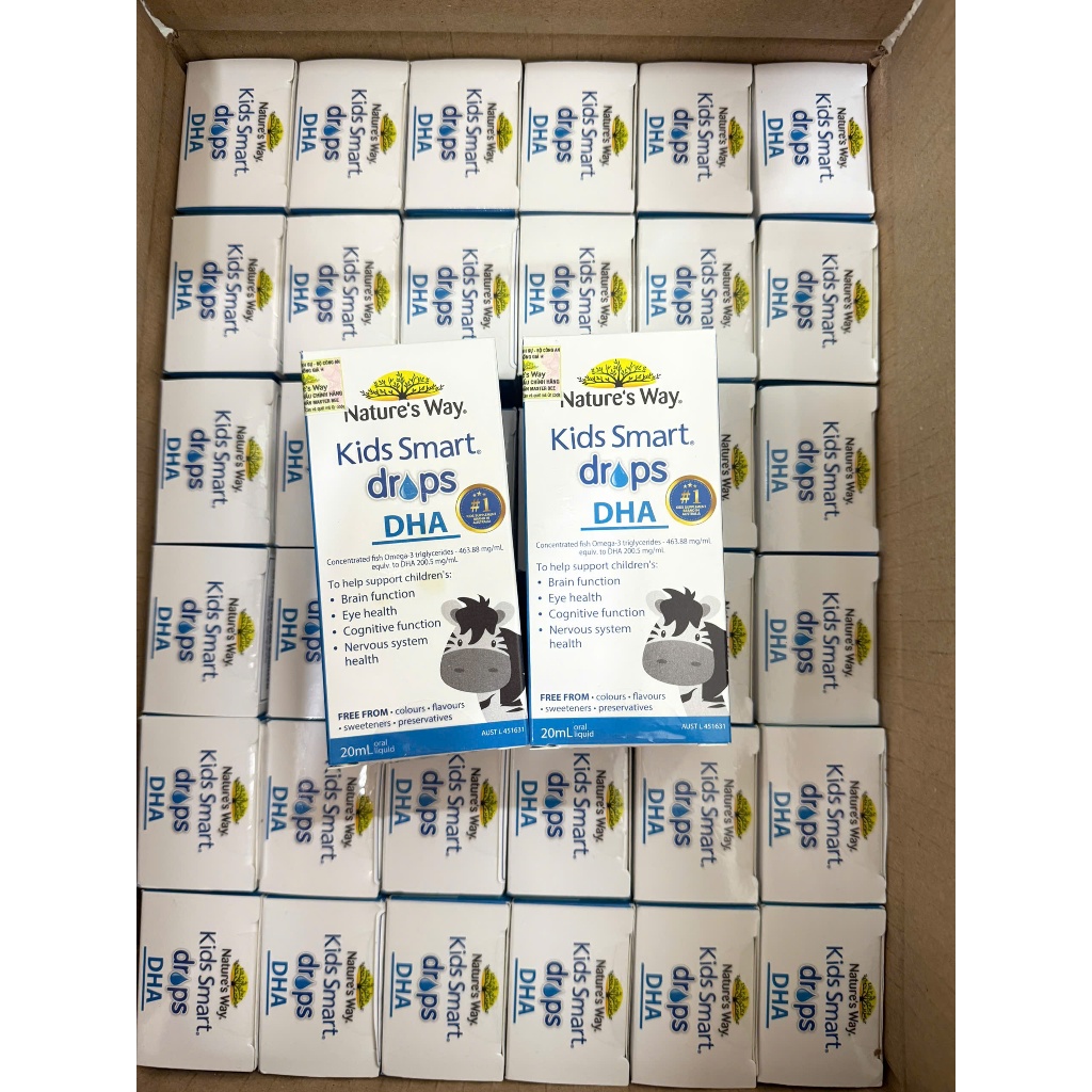 DHA Drop Nature’s Way Kids Smart Nhập khẩu Úc, Bổ Sung DHA cho bé dạng ...