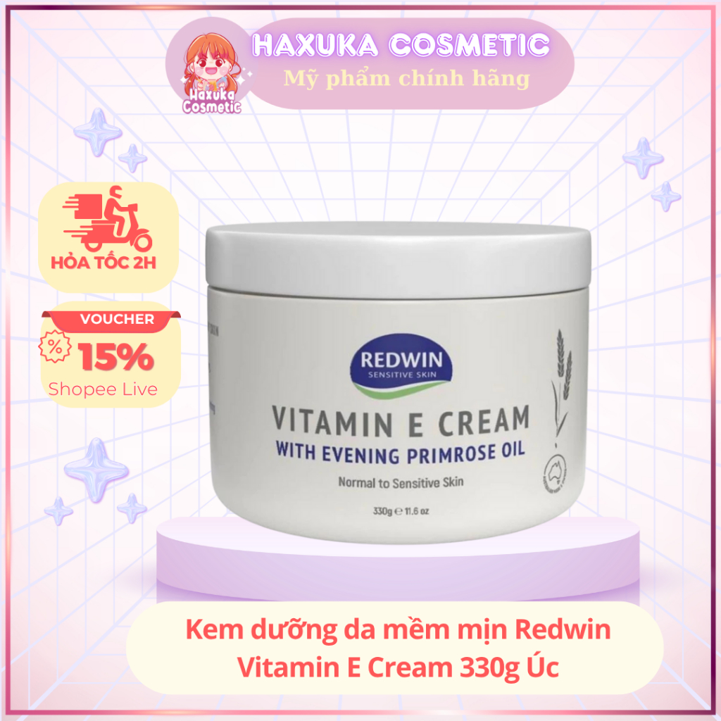 Kem dưỡng da Úc Redwin Vitamin E Cream Evening Primrose Oill 330g ...