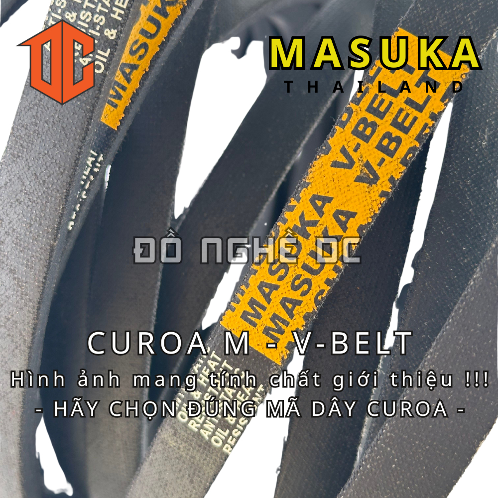 Sợi cao su curoa V-BELT MSK - Thailand M29 M65 M50 M25 M22 M66 M45 M98 ...
