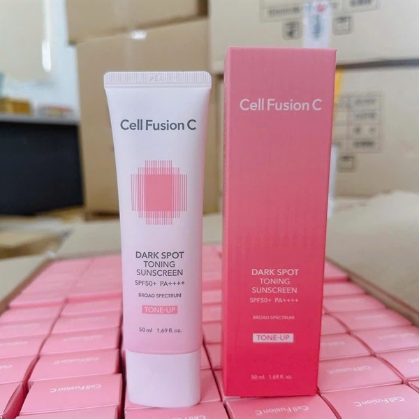 Kem Chống Nắng Nâng Tone Cell Fusion C Toning Suncreen 100 SPF 50+PA ...