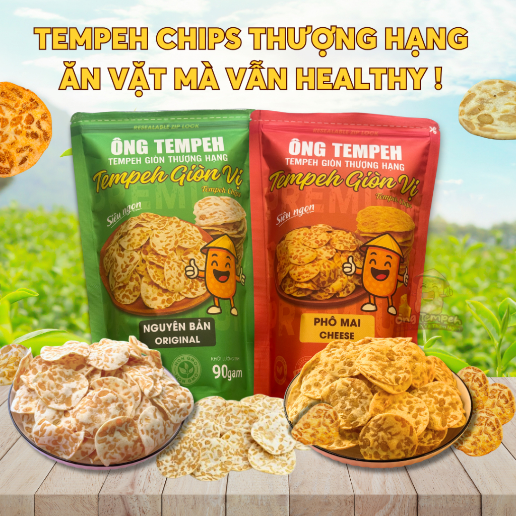 Tempeh Chips Món Ăn Vặt Dành Cho Mọi Lứa Tuổi – Không Chất Bảo Quản ...