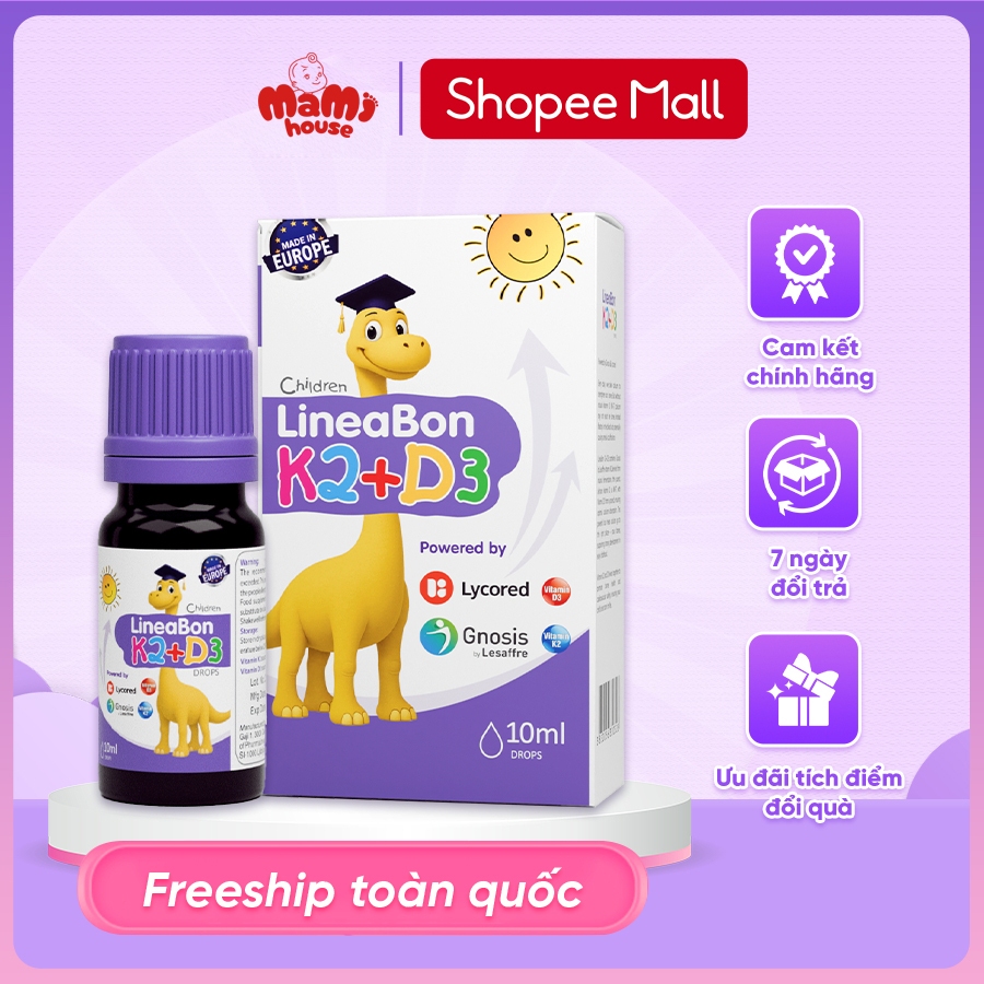 LineaBon vitamin D3 K2 10ml - Hỗ trợ hấp thu canxi cho trẻ Mami House ...