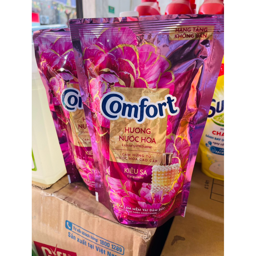 Nước xả làm mềm vải Comfort Chăm sóc Chuyên sâu/ Hương nước hoa thiên ...