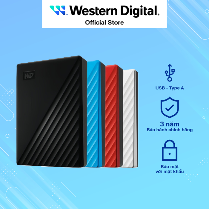 [Live] Ổ cứng di động Western Digital WD My Passport 2.5" USB 3.2 1TB ...